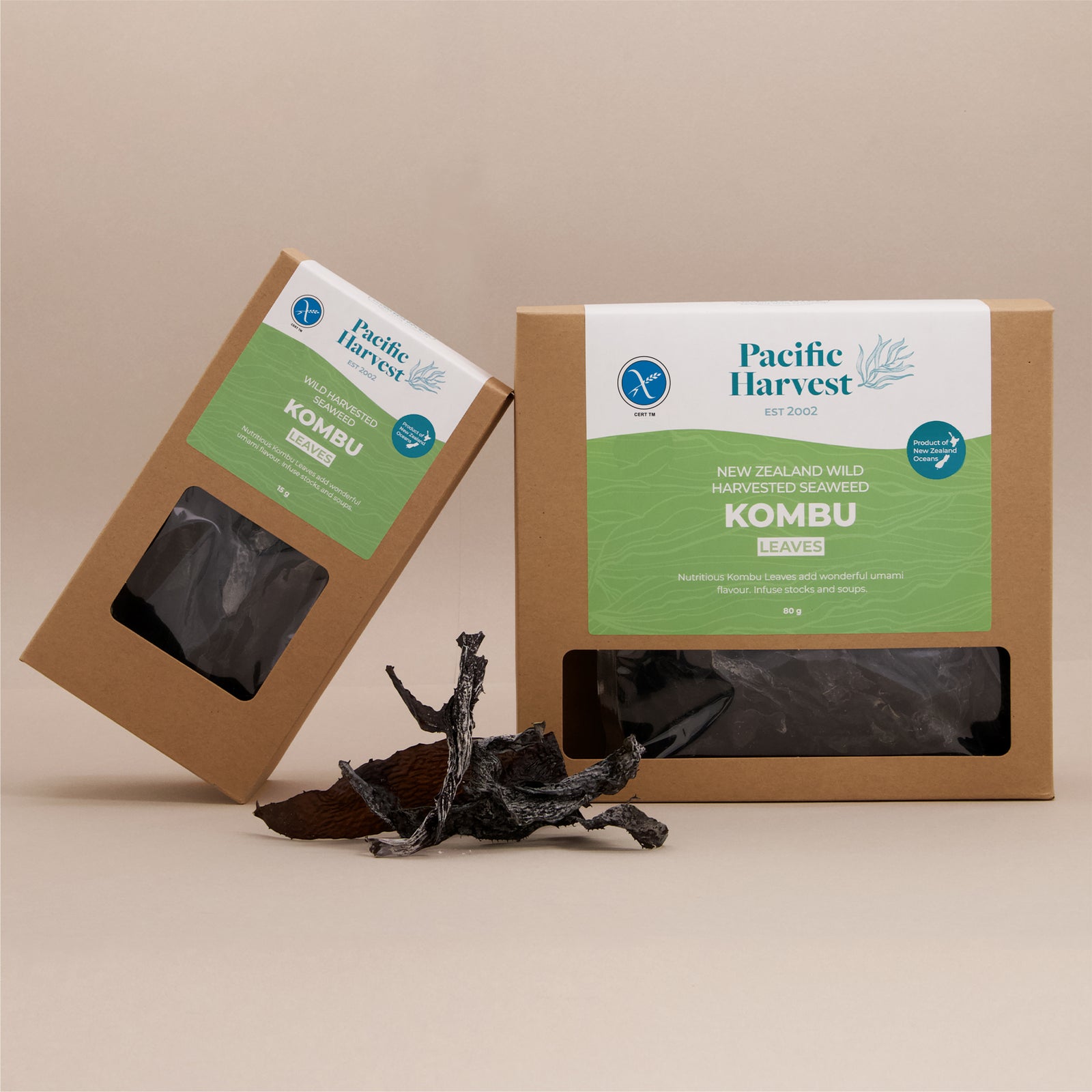 Kombu Seaweed (Raw, NZ Harvested, Gluten Free) | Pacific Harvest NZ